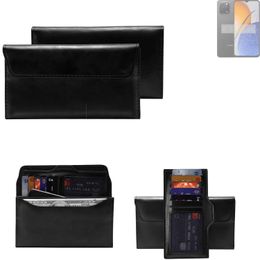 K-S-Trade Handyhülle für Huawei nova Y62, Handy Hülle Schutz Hülle Tasche Schutz Case Handytasche, schwarz