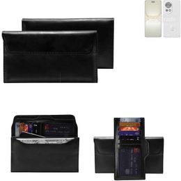 K-S-Trade Handyhülle für Huawei nova 12 Ultra, Handy Hülle Schutz Hülle Tasche Schutz Case Handytasche, schwarz
