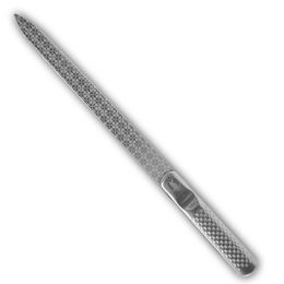 K-Pro Mineral-Nagelfeile Edelstahl - Profi Maniküre Fingernägel Fußnägel Feile