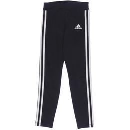 Adidas Damen Stoffhose, schwarz, Gr. 140