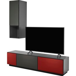 now! by hülsta Regalelement NOW BY HÜLSTA "now to go colour" Regale Gr. B/H/T: 37,5 cm x 75 cm x 39,2 cm, rot (hochglanz diamantgrau, hochglanz granatrot) TV-Board TV-Sideboard TV-Sideboards