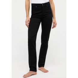 Slim-fit-Jeans Angels "CICI" Gr. 42, Länge 28, schwarz (black) Damen Jeans Röhrenjeans