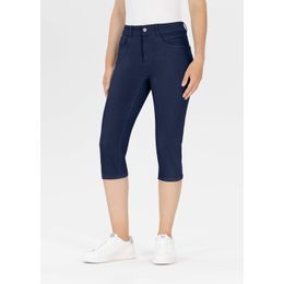 Caprihose Stehmann Gr. 36, N-Gr, blau (indigo) Damen Hosen Gerade