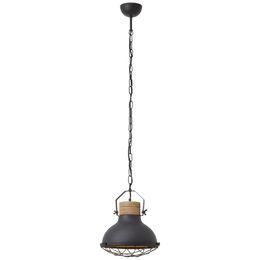 Pendelleuchte Brilliant "Emma" Lampen Gr. 1 flammig, Ø 33 cm Höhe: 133 cm, schwarz (schwarz korund) Pendelleuchten und Hängeleuchten