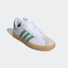 Sneaker adidas Sportswear "VL COURT 3.0" Gr. 42, grün (cloud white, preloved green, aluminium) Schuhe Schnürhalbschuhe
