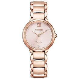 Solaruhr Citizen "EM0922-81X" Armbanduhren rosegold (roségoldfarben) Damen Solaruhren