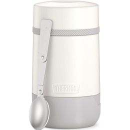 Thermobehälter Thermos "GUARDIAN FOOD JAR" Lebensmittelaufbewahrungsbehälter Gr. B/H/L: 10,1 cm x 18,2 cm x 10,1 cm, weiß (snow white mat) Thermoschüsseln