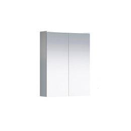 Spiegelschrank Welltime "Prag" Schränke Gr. B/H/T: 60 cm x 78 cm x 18 cm, 2 St., weiß (koprpus: melamin, front: spiegelglas) Bad-Spiegelschränke