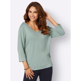 3/4 Arm-Pullover Lady "Pullover" Gr. 50, grün (kalkmint) Damen Pullover
