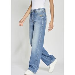 Weite Jeans Gang "94Jul" Gr. 30, N-Gr, blau (adged midblue) Damen Jeans Weite