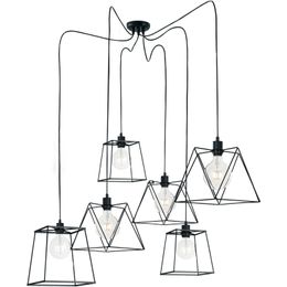 Pendelleuchte Luce Design "BROOKLYN" Lampen Gr. Ø 10 cm, schwarz Pendelleuchten und Hängeleuchten
