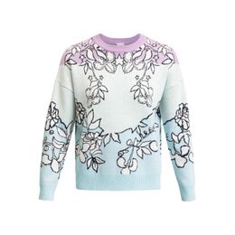 Sweatshirt Roxy "ROWLEY x Roxy" Gr. L, fair aqua laurel floral Damen Sweatshirts