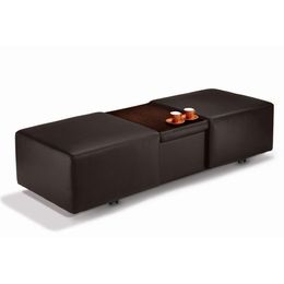 Hocker W.Schillig "taboo" Gr. B/H/T: 130 cm x 41 cm x 64 cm, Longlife Xtra-Leder Z59, braun (braun z59) Hocker mit Stauraum