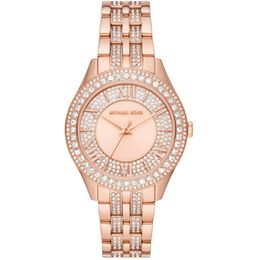 Quarzuhr Michael Kors "HARLOWE, MK4710" Armbanduhren rosegold (roségoldfarben) Damen Quarzuhren