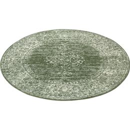 Teppich Hanse Home "Meridional" Teppiche Gr. Ø 160 cm, 9 mm, 1 St., grün Esszimmerteppiche