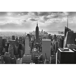 Komar Fototapete "NYC Black And White" Tapeten Gr. B/L: 368 m x 254 m, Rollen: 1 St., schwarz Fototapeten Natur