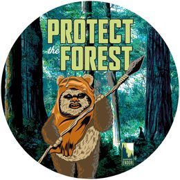 Komar Fototapete "Star Wars Protect the Forest" Tapeten Gr. B/L: 125 m x 125 m, Rollen: 1 St., bunt Fototapeten Comic