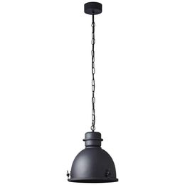 Pendelleuchte Brilliant "Kiki" Lampen Gr. 1 flammig, Ø 35 cm Höhe: 128 cm, schwarz (schwarz korund) Pendelleuchten und Hängeleuchten