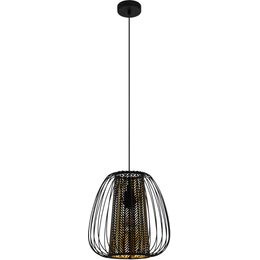 Hängeleuchte Eglo "CURASAO" Lampen Gr. Ø 33,50 cm Höhe: 110,00 cm, schwarz Pendelleuchten und Hängeleuchten