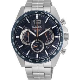 Chronograph Seiko "SSB345P1" Armbanduhren silberfarben Herren Quarzuhren