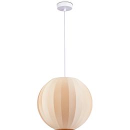 Pendelleuchte Paco Home "HUGO PD1" Lampen Gr. Ø 30 cm Höhe: 30 cm, weiß Pendelleuchten und Hängeleuchten