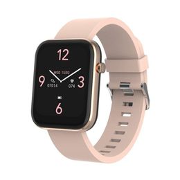 Denver Smartwatch SW-182 Smartwatch (4,32 cm/1,7 Zoll), goldfarben|rosa