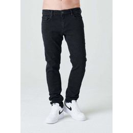 2Y Premium Bequeme Jeans 2Y Premium Herren 2Y Basic Slim Fit Jeans (1-tlg), schwarz