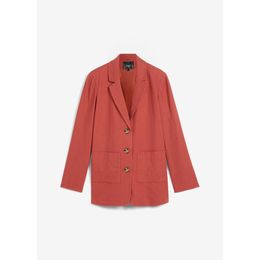 bonprix Blazer mit Leinen