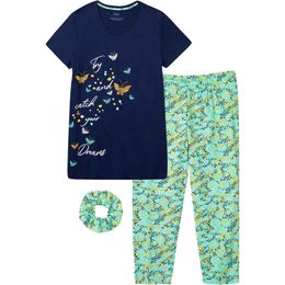 bonprix Capri Pyjama mit Haargummi