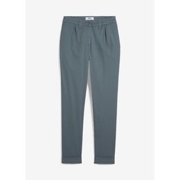 bonprix Stretch-Chino mit Bequembund und gekrempeltem Saum