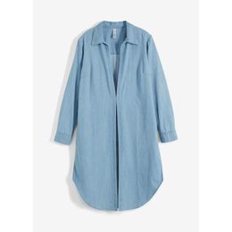 bonprix Longbluse mit Stickerei aus Bio-Baumwolle