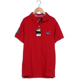 Superdry Herren Poloshirt, rot, Gr. 52