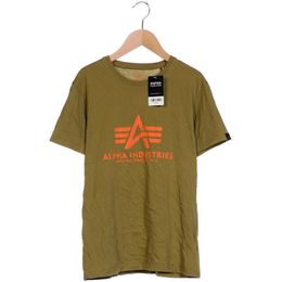 Alpha Industries Herren T-Shirt, grün, Gr. 46