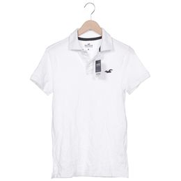 Hollister Herren Poloshirt, weiß, Gr. 46