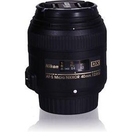 Nikon AF-S DX NIKKOR 40 mm F2.8 G 52 mm Filtergewinde (Nikon F Anschluss) schwarz