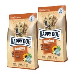 Happy Dog NaturCroq Rind & Reis 2x15 kg