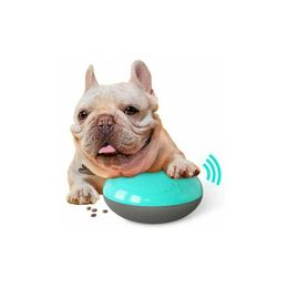 Balls Hundefutterball Kleine Futterspender Spiele Intelligenz Hund Interaktives langsames Fressspielzeug für Hunde und Katzen (Blau)