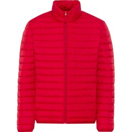 GALERIA essentials Steppjacke, Stehkragen, Eingrifftaschen, für Herren, rot, L