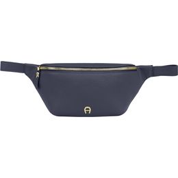 Aigner Gürteltasche, Reißverschluss, Emblem, für Damen, blau