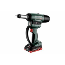 Metabo - Akku-Nietmutternpistole nmp 18 ltx bl M10 x 145 m, 18V 2x4Ah LiHD + asc 55