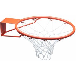 Basketballkorb für Profi-Training im Garten - Ø45cm Metallring, wetterbeständig (zur Wandmontage, offizielle nba Abmessungen) - orange - Wickey