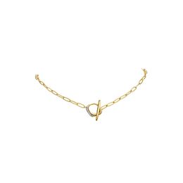 Paul Valentine Crystal Galaxy Necklace 14K Gold Plated