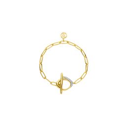 Paul Valentine Crystal Galaxy Bracelet 14K Gold Plated