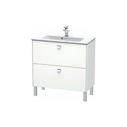 Duravit - Brioso Waschtischunterbau stehend Compact 82,0 x 38,9 cm, 2 Auszüge, inkl. Siphonausschnitt und Schürze, für Waschtisch me by Starck