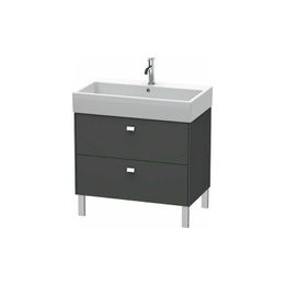 Duravit Brioso Waschtischunterbau stehend 78,4 x 45,9 cm, 2 Auszüge, oberer Auszug inkl. Siphonausschnitt und Schürze, für Waschtisch Vero Air 235080, Farbe