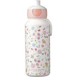 Trinkflasche pop-up campus 400 ml - flowers & butterflies - Mepal