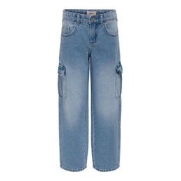 KIDS Only Regular-fit-Jeans KOGHARMONY WIDE CARGO CARROT PIM