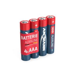 Ansmann AG Ansmann 4x AAA Micro Batterie Alkaline / LR03 Batterie