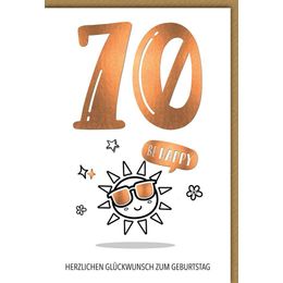 Verlag Dominique Grußkarten 70. Geburtstag