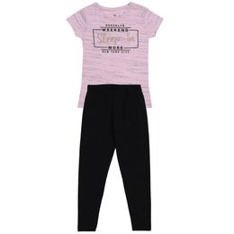 Sarcia.eu Pyjama Pink-schwarzes Pyjama/Schlafanzug 9-10 Jahre